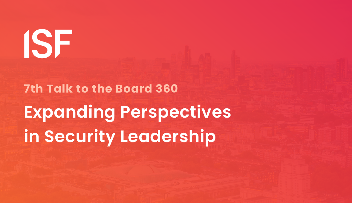 The ISF is a leading authority on information security and risk ...